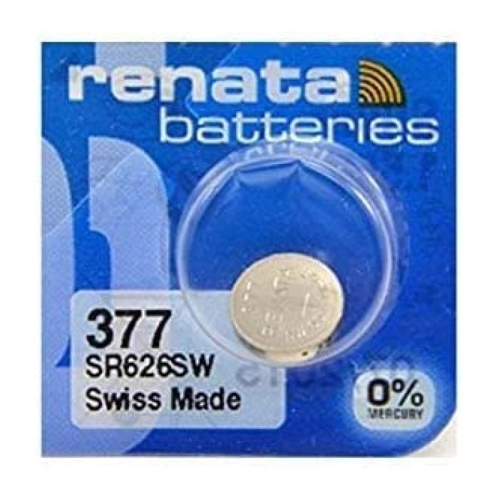 Renata baterija 377 1,55V Srebro oksid dugme baterija za SAT, Pakovanje 1kom