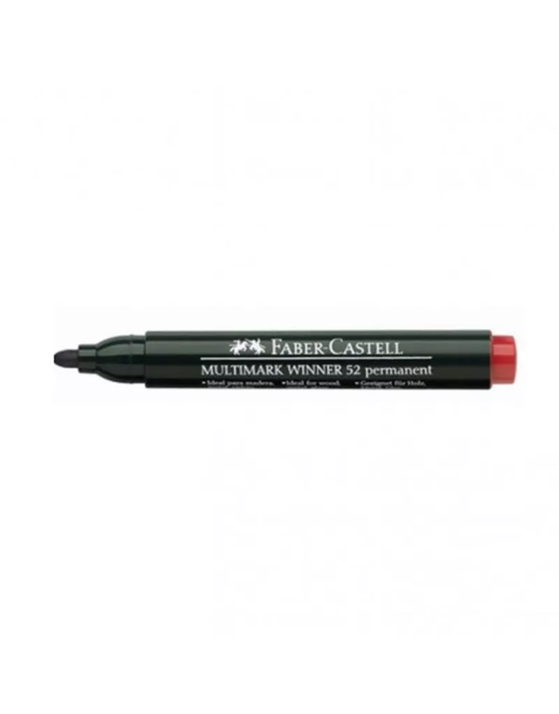 Permanent Marker Faber Castell crveni obli 52 13863 157821
