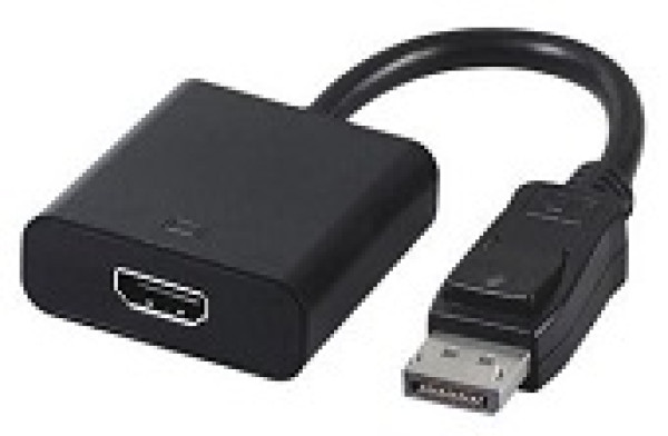 VIDEO Adapter DisplayPort to HDMI, M/F, Cable, Black ( A-DPM-HDMIF-002 )