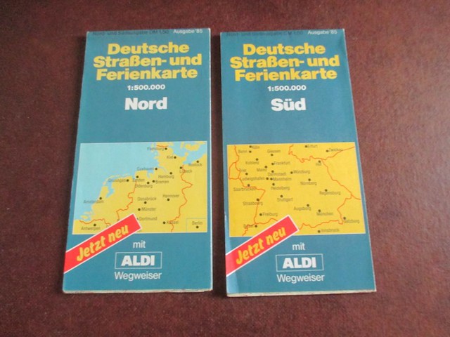 Lot : Auto karte sa odmorištima Nemačka