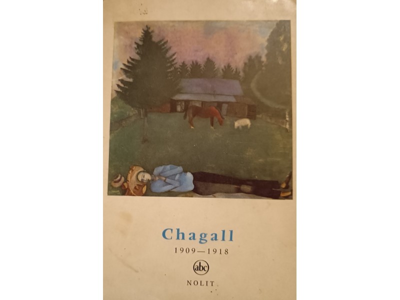 03***knjižica **ŠAGAL**Chagall** 1909 - 1918***VRH***
