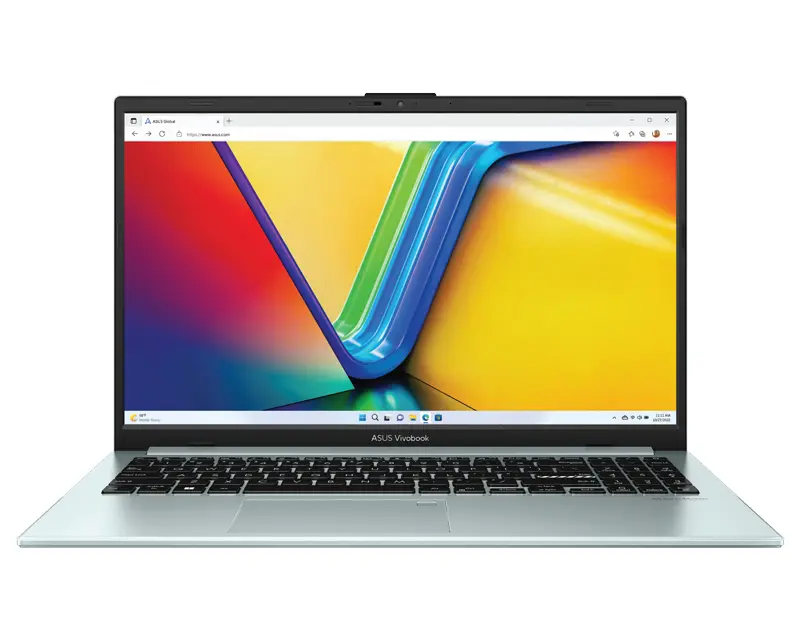 ASUS Laptop Vivobook Go 15 E1504FA-BQ511 (15.6" FHD, Ryzen 5 7520U, 8GB, SSD 512GB), Green Grey