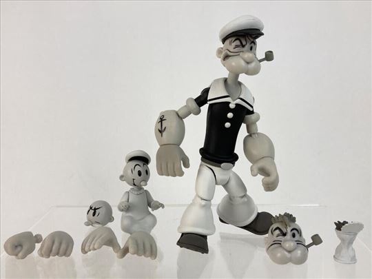 Classics Popeye (Black & White) 12 cm Popaj i Kića