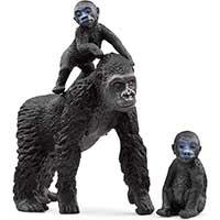 Schleich® Figure Divlje životinje Porodica gorila 42601