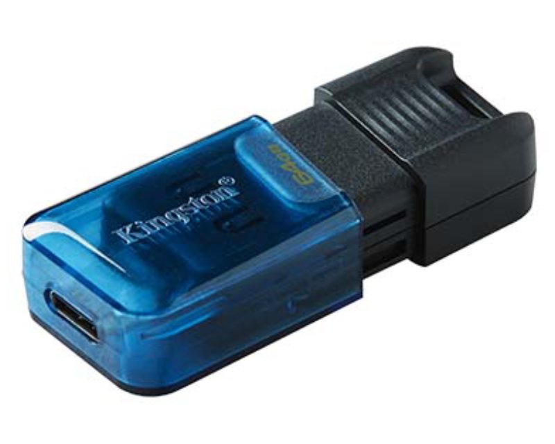 KINGSTON - 64GB DataTraveler 80 M USB-C 3.2 flash DT80M/64GB