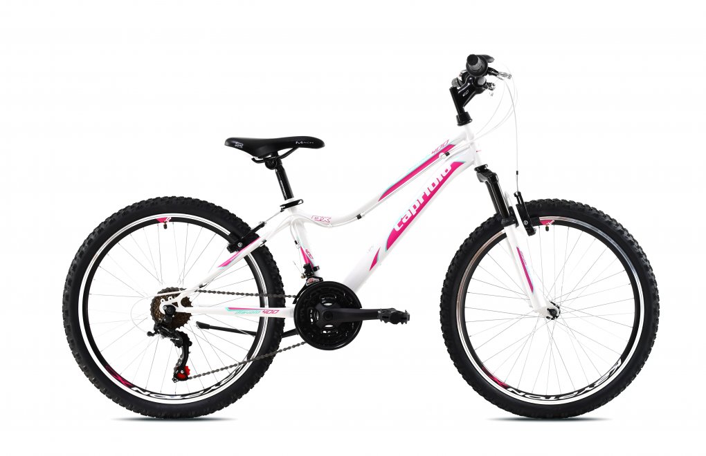 Bicikl Capriolo Diavolo DX 400 FS belo-pink