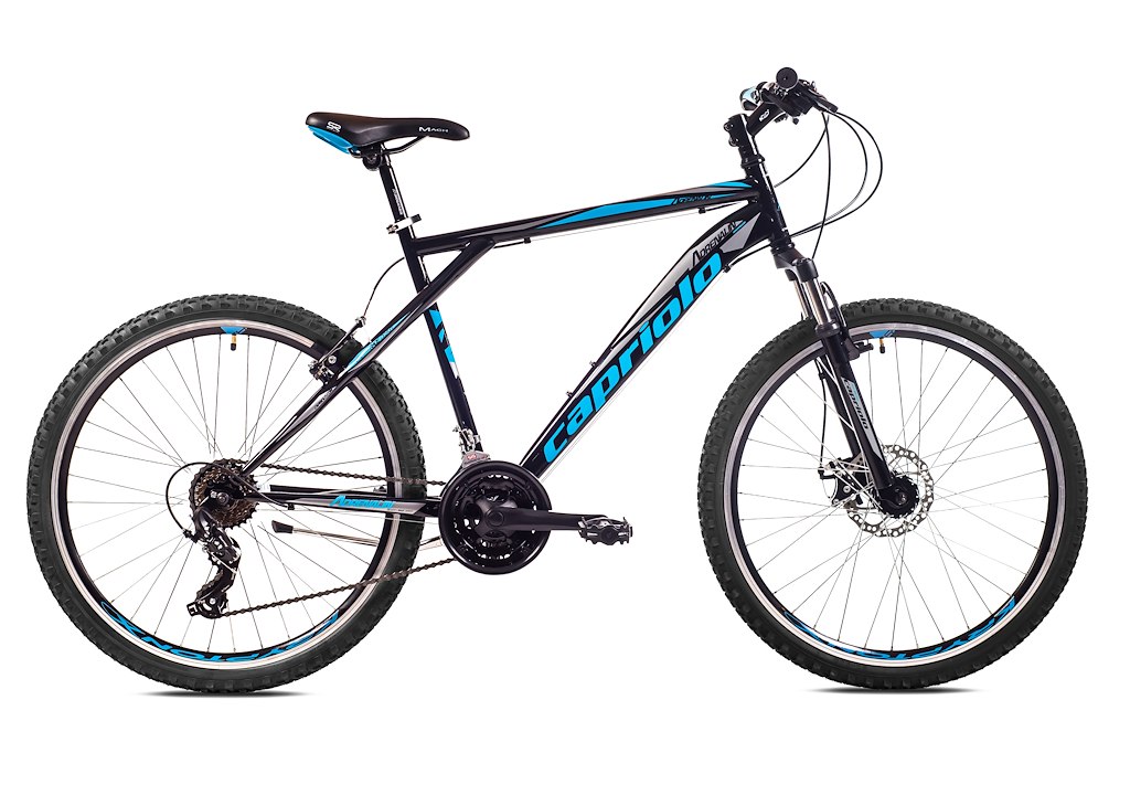 MTB bicikl Capriolo Adrenalin crno plavi