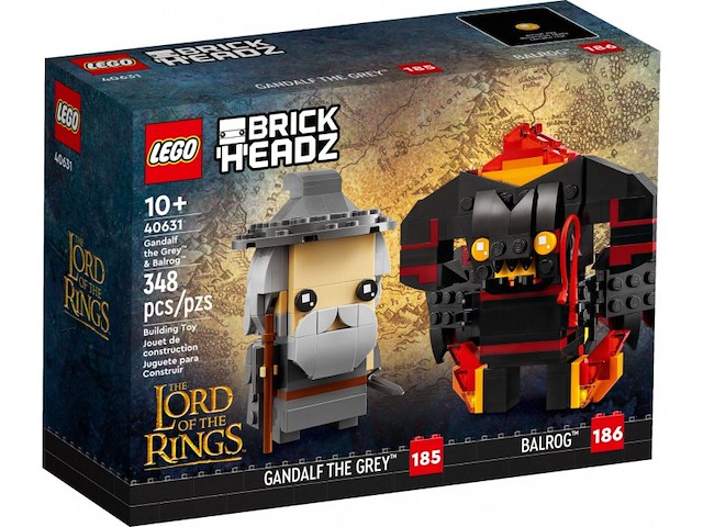 Lego BrickHeadz 40631 Gandalf the Grey &; Balrog