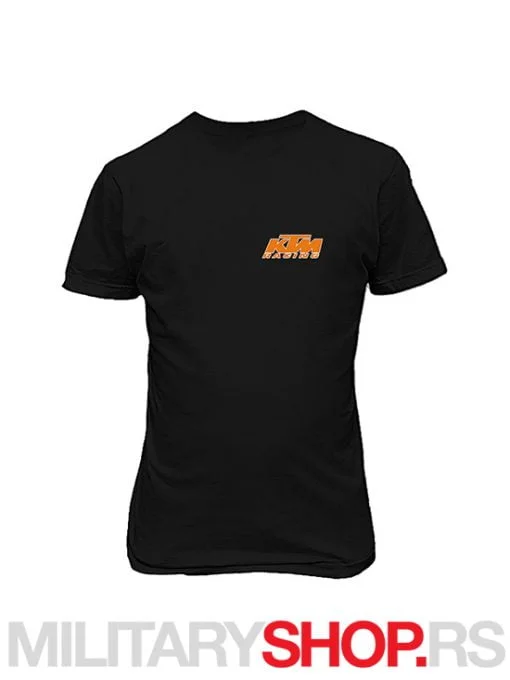 Crna majica od pamuka KTM logo