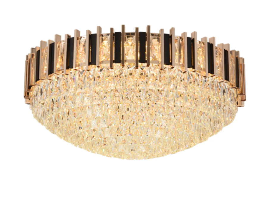 Victoria Plafonska svetiljka 22 x E14 Zlatno - crna