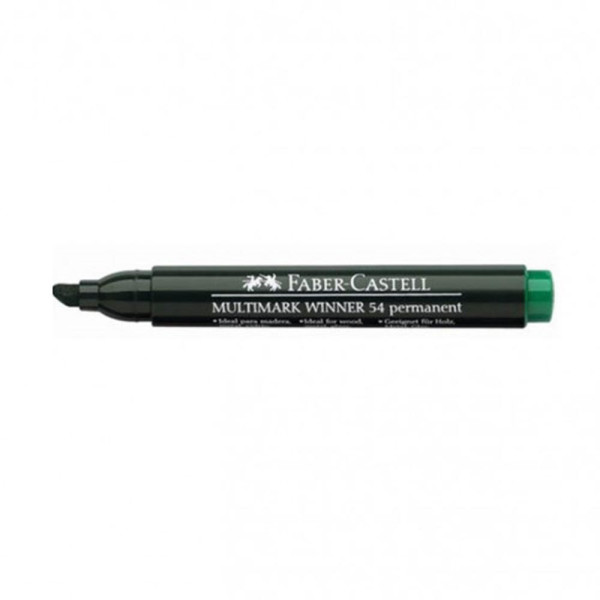 Faber Castell Permanent Marker zeleni kosi vrh 54 13933 (157963) ( 3636 )