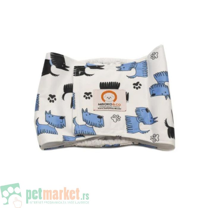 Misoko&Co: Perive pelene za mužijake Diapers Reusable Male, S-M