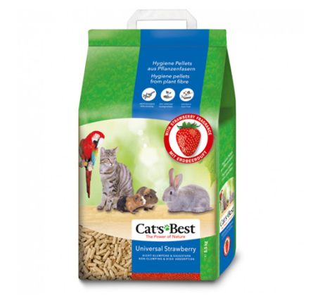 Cat's Best posip za mačke - Universal Strawberry 10L (5,5kg)