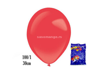 Baloni crveni 30cm 100/1 ( 383749 )