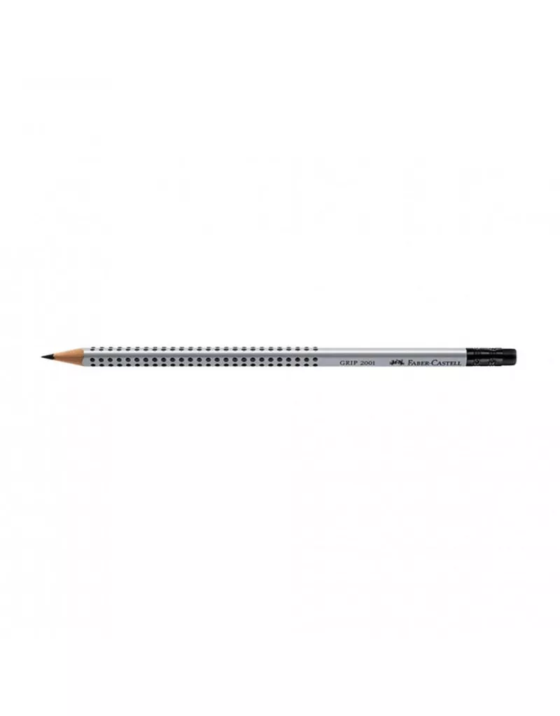 Grafitna olovka Faber Castel GRIP HB sa gumicom siva 117200 12605