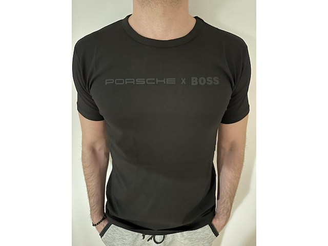 Hugo Boss Porsche crna muska majica HB57