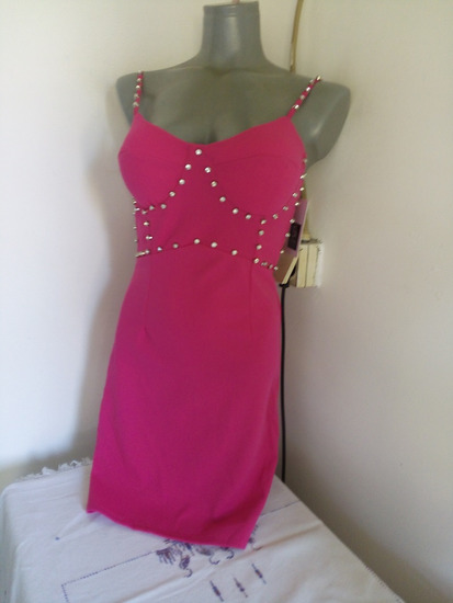 Nova Simpa pink haljina sa nitnama S/M