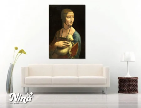 Leonardo Da Vinci Portrait Of Cecilia Gallerani RP04