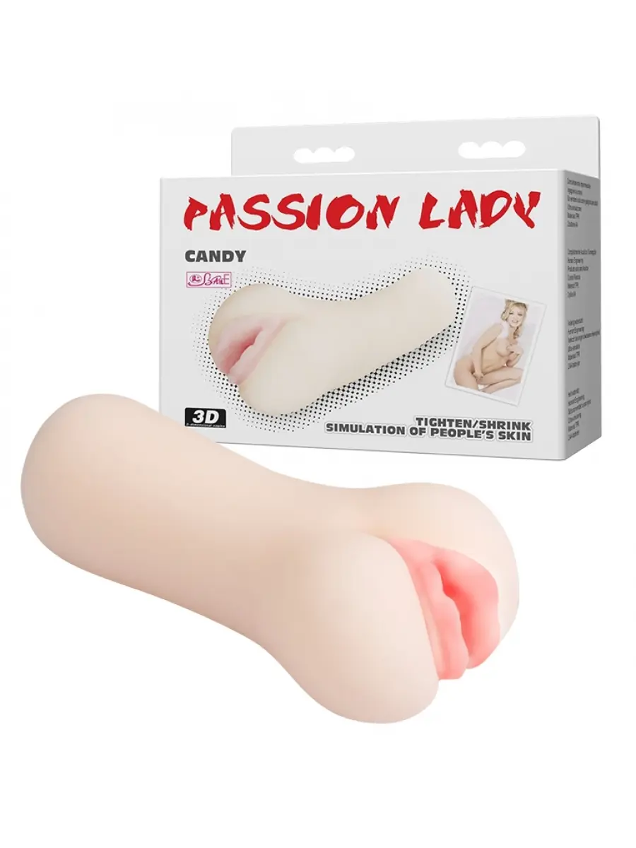 Candy Masturbator u obliku vagine, Silikon, 13.7cm