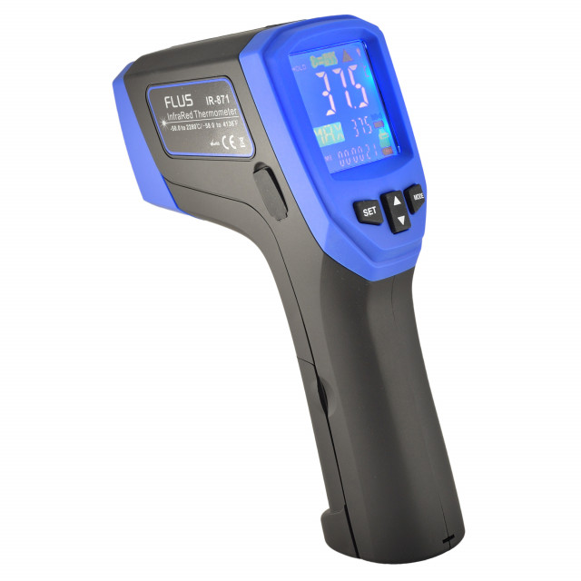 Flus IR-871 infracrveni termometar 50:1 sa SD karticom