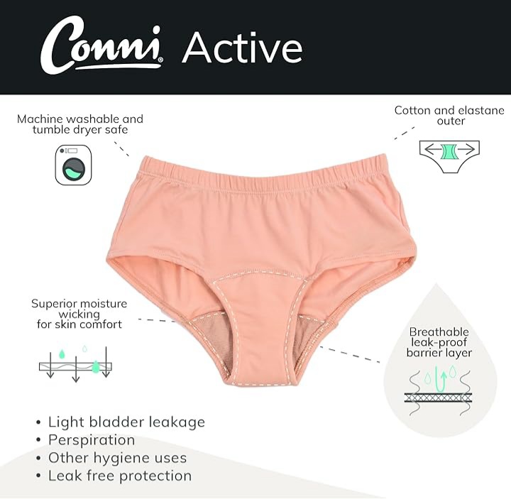 Menstrualne gace i gacice za urinarnu inkontinenciju, model ACTIVE