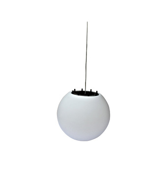 Moonlight 450 E27 32W visilica IP54, bela
viseća svetiljka i kugla