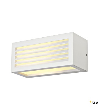 BOX-L E27 zidna nadgradna svetiljka, bela, E27, max. 18W