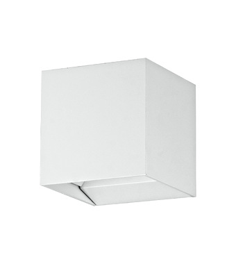 Zidna svetiljka dir./indirekt, 2 x 3,3W 3000K bela IP54