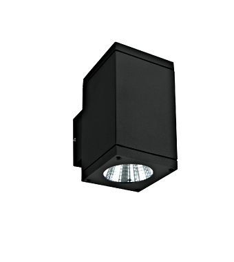 Mario-WL-Q2 LED 2x6W, 2x440lm, 3000K,240V,IP54, 35°,crne b.
zidna svetiljka, spoljašnja, kompletno sa driverom