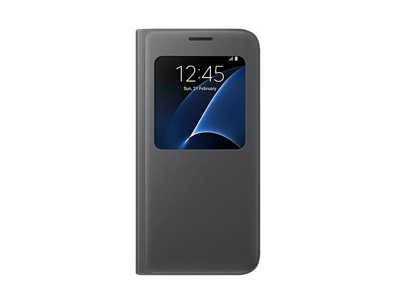Samsung (EF-CG930PBEGWW) preklopna futrola za telefon Samsung S7 crna