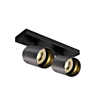 Luice GU10 2x10W 220-240V IP20 metal siva
Plafonska spot svetiljka