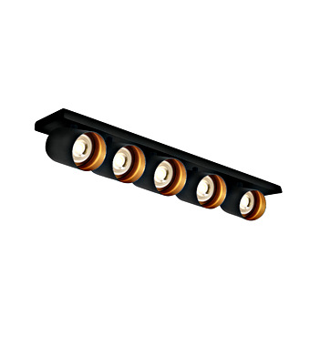 Acrux 5x10W 100-240V GU10 IP20 crna
Plafonska svetiljka LED
