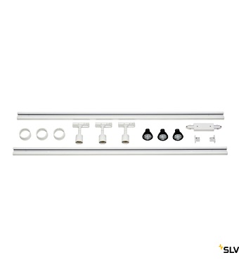 1-F VN set 3, beli, 2x1m, w. 3x PURI spot, LED sijalice