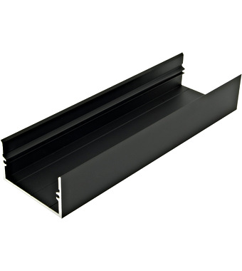 Aluminium profile MFL L-2000mm W-45mm H-25mm crna