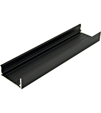 Aluminium profile CLF L-2000mm W-35mm H-15mm crna