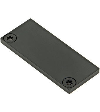 Poklopac profila CLF flat closed incl. Screws crna