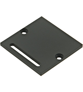 Poklopac profila CLR flat with longhole incl. Screws crna