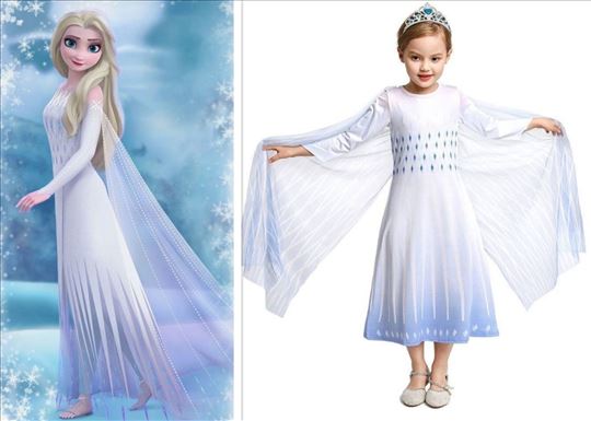 Bela 3 Elza Frozen 2 kostim kostimi haljina s