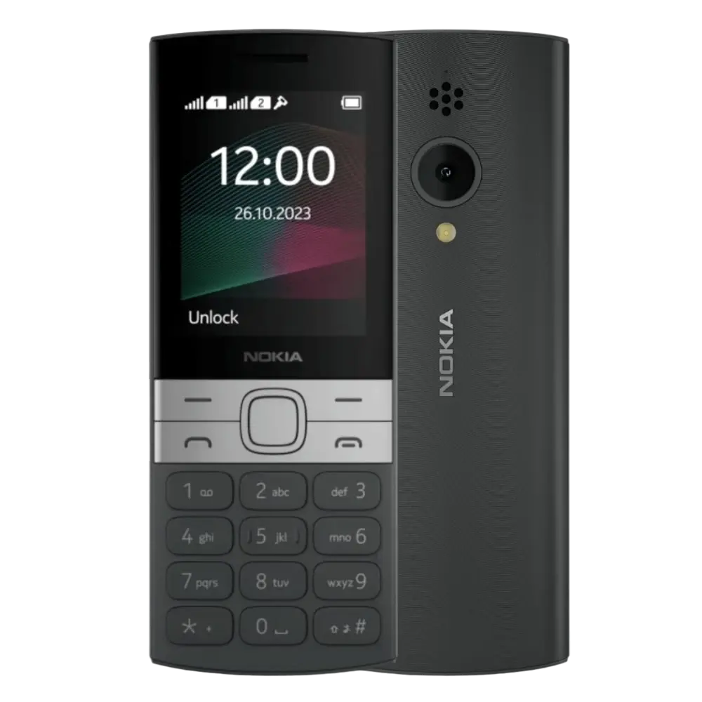 Nokia Mobilni telefon 150 2023, Crni