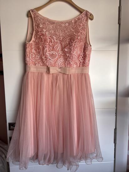 Svečana roza haljina