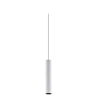 Tortoreto visilica 9W 2700K Ø60mm x H400mm beli IP20
Cilindrična viseća plafonska svetiljka