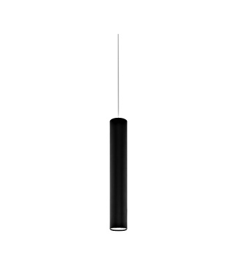 Tortoreto visilica 40W Ø100mm x HM600 crni
Cilindrična viseća plafonska svetiljka
