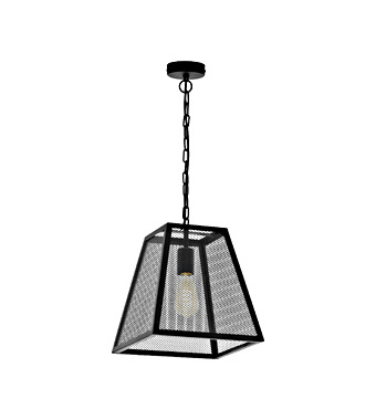 Visilica "Calanna" 60W crna IP20