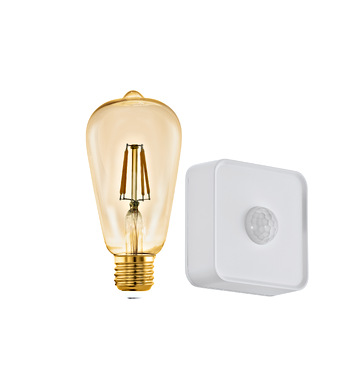 LM-ZIG-E27-A64 4,9W 2200K dimabilna Set sa senzorom
Sijalica je dimabilna samo putem daljinskog ili EGLO Connect aplikacije