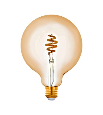 LM-CCT-E27-G125-LED 5,5W amber (1 kom.)
dimabilno samo preko daljinskog ili aplikacije EGLO CONNECT