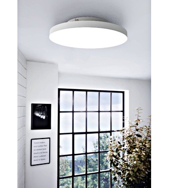 Turcona-C 24W LED 230V BLE-RGB/CCT Ø450 bela
stropna svjetiljka , dimabilna uz daljinski upravljač ili aplikaciju Eglo Connect