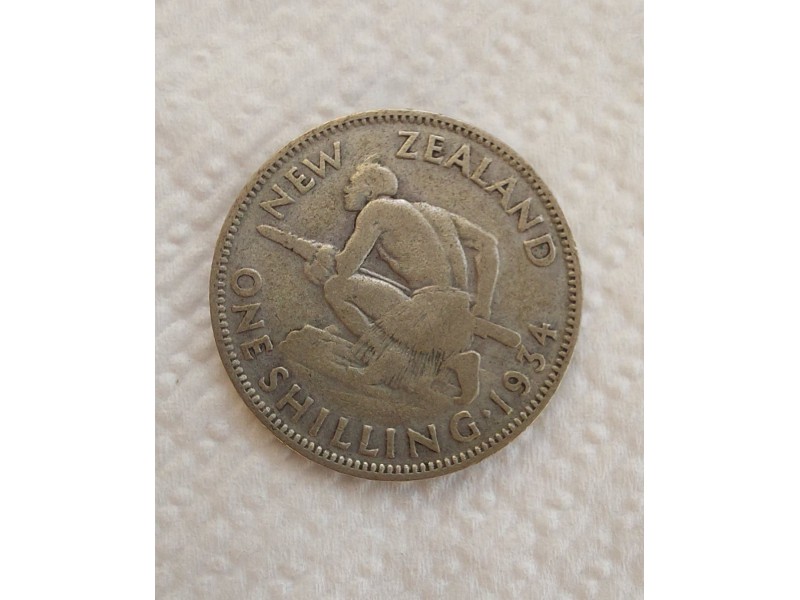 Novi Zeland 1 Šiling 1934
