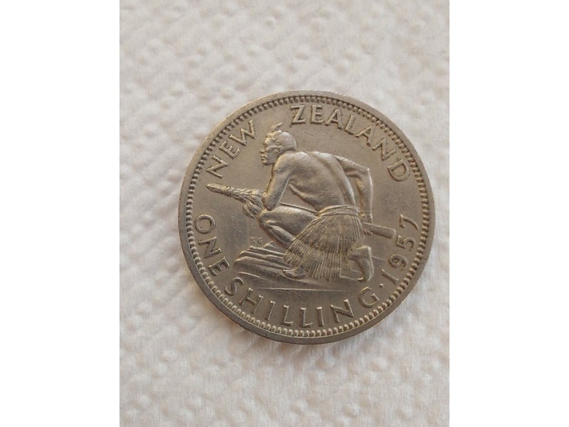 1 šiling 1957 Novi Zeland