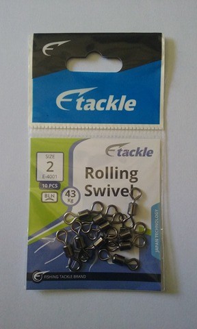 E-tackle Rolling Swivel E-4001