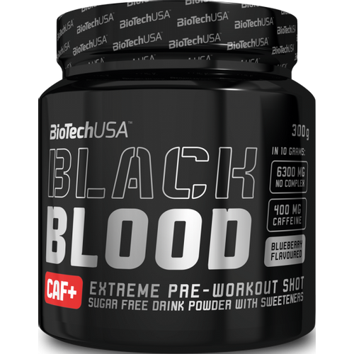 BioTech USA Black Blood Caf+ 300 g Borovnica